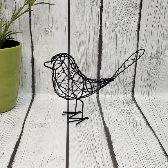 Accents | Creative Metal Wire Bird Craft Garden Collectible Statue ...